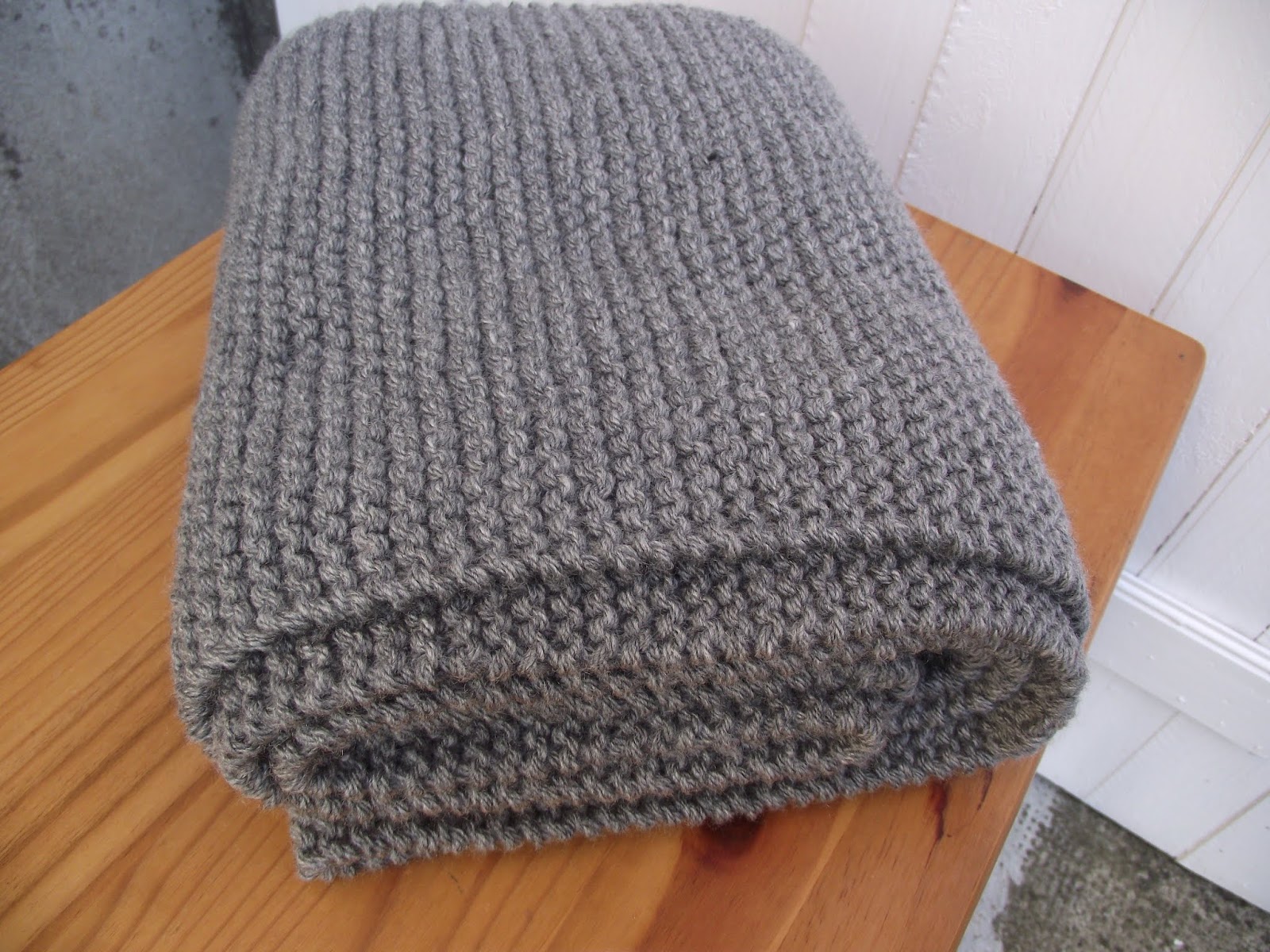 Crochet et tricot pour débutantes : Echarpe XXL au point mousse