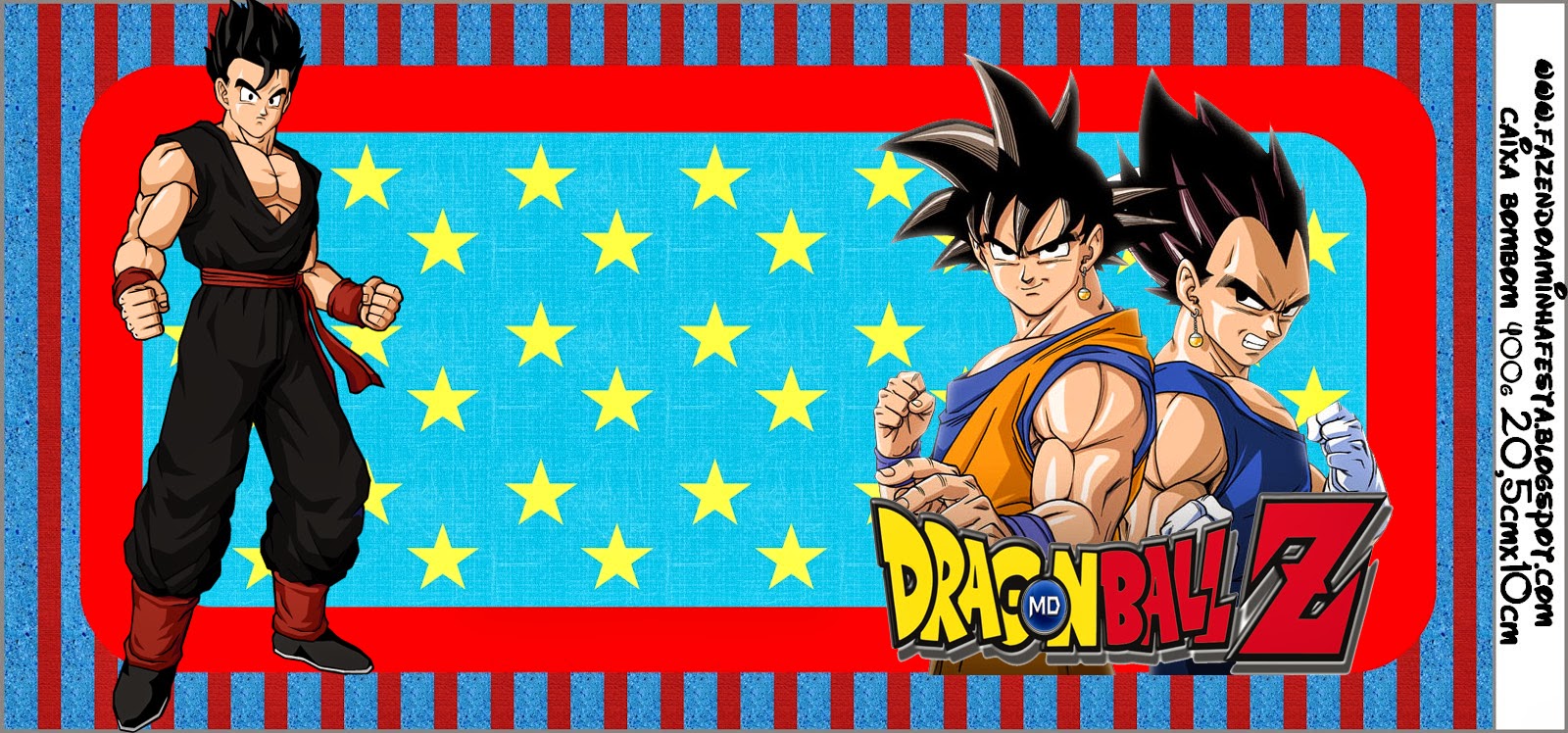 Dragon Ball Z: Free Printable Candy Bar Labels. - Oh My Fiesta! in english