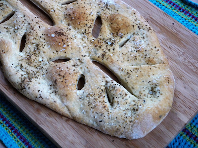 Clockwatching Tart: Fougasse - Herbed Bread