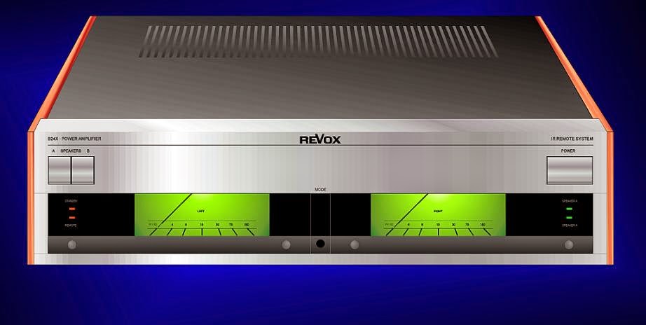 Som e Cia.: Revox Amplifier B250