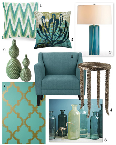 belle maison: Color Palette: Watery Blues