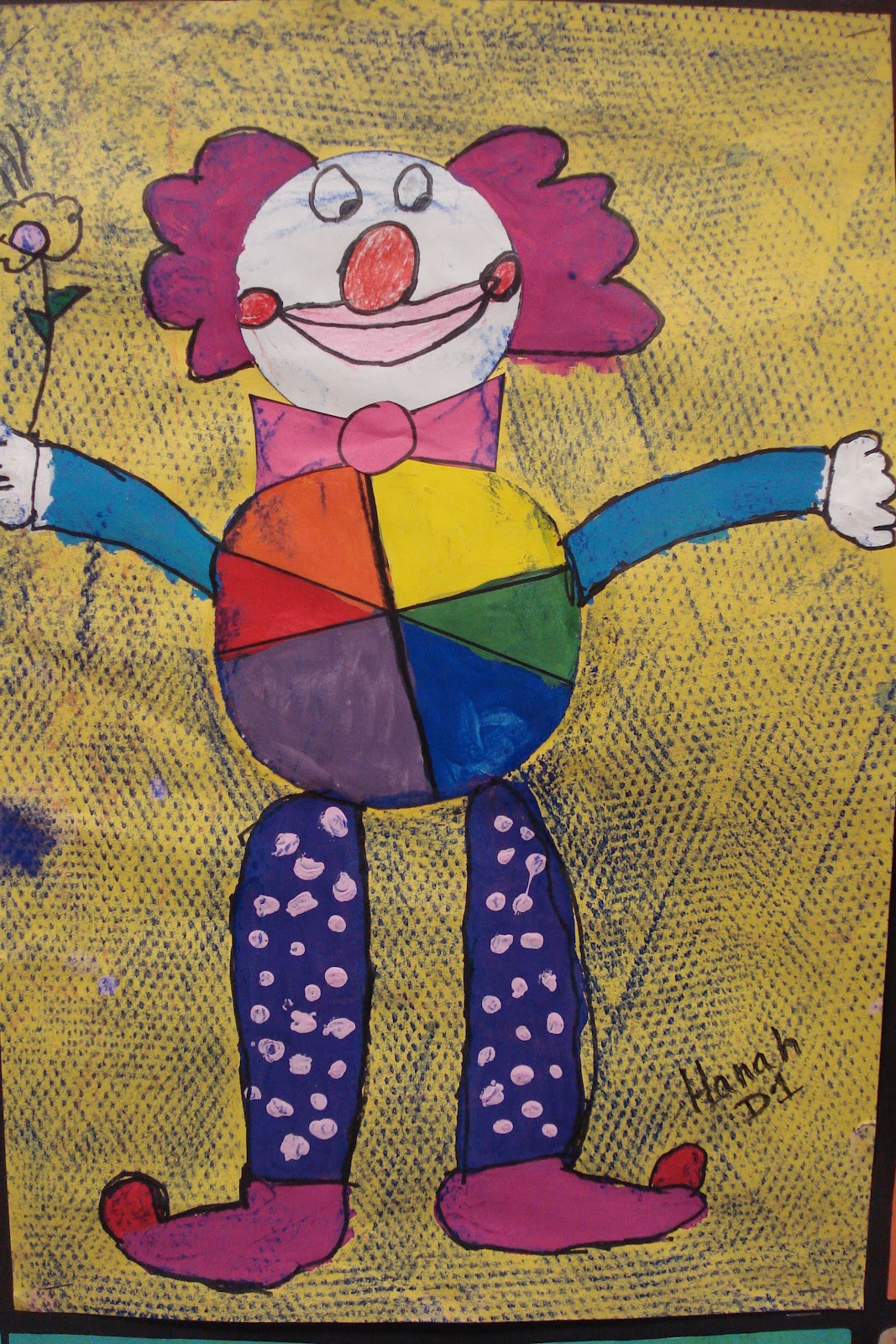 the creARTtivity spot: 1st Grade Color Wheel Clowns