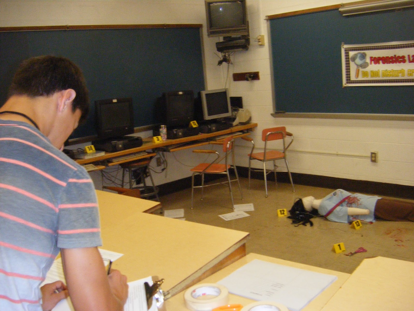 Loving Life Science ... Miss A's Biology Blog: First crime scene lab in ...