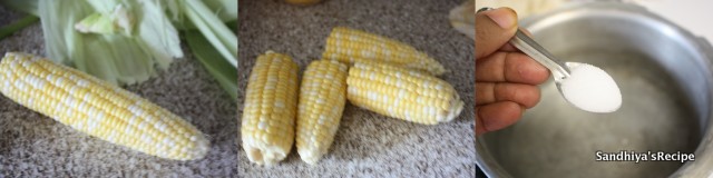 Sandhiya's Cookbook: Butter Pepper Corn | Corn on the cob | Buttered Corn