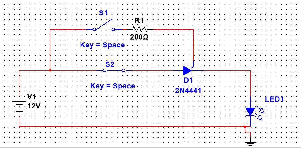 Praktikum Elektronika dan Sistem Digital: "Off" and "On" State of the SCR