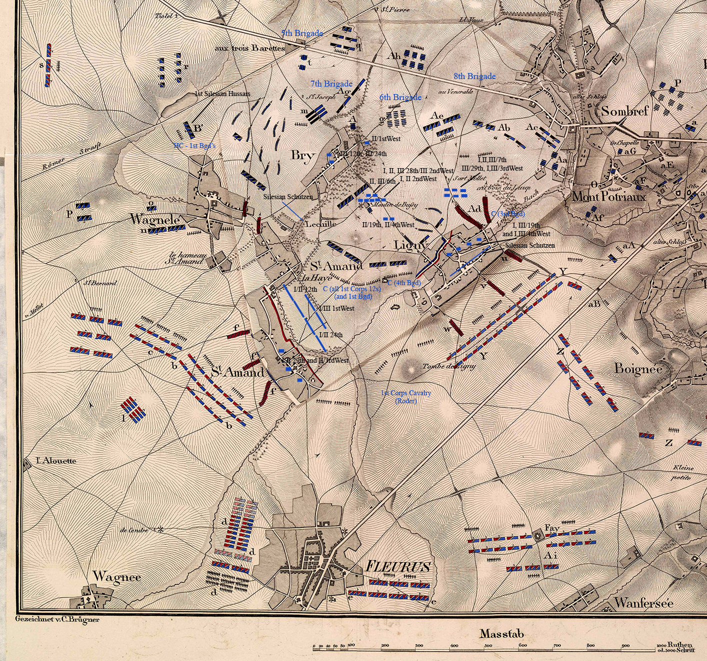 Malefric's Musings: Mapping the Battle of Ligny