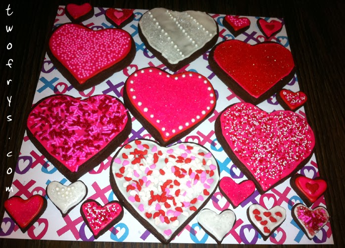 Two Frys: Chocolate Heart Cookies