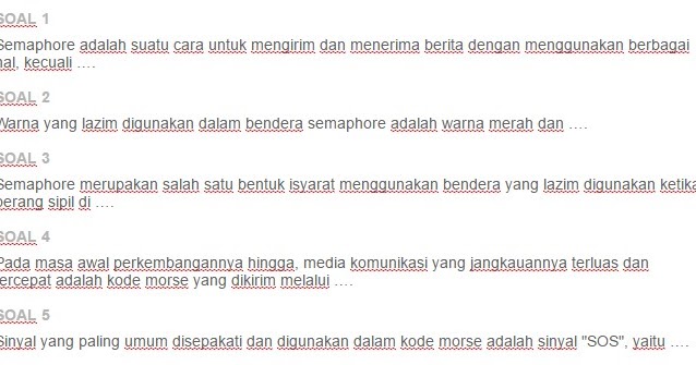 Contoh Soal Perkembangan Semaphore, Morse, Telegraf, dan Mesin Faks ...