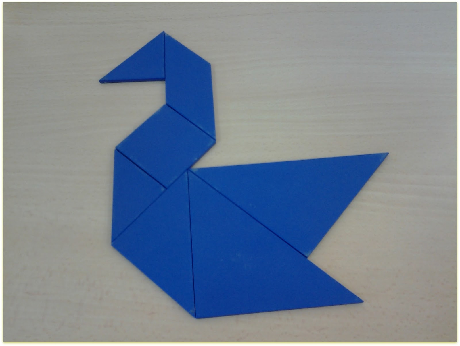 Primero B San Sebastián: Tangram. Cisne.