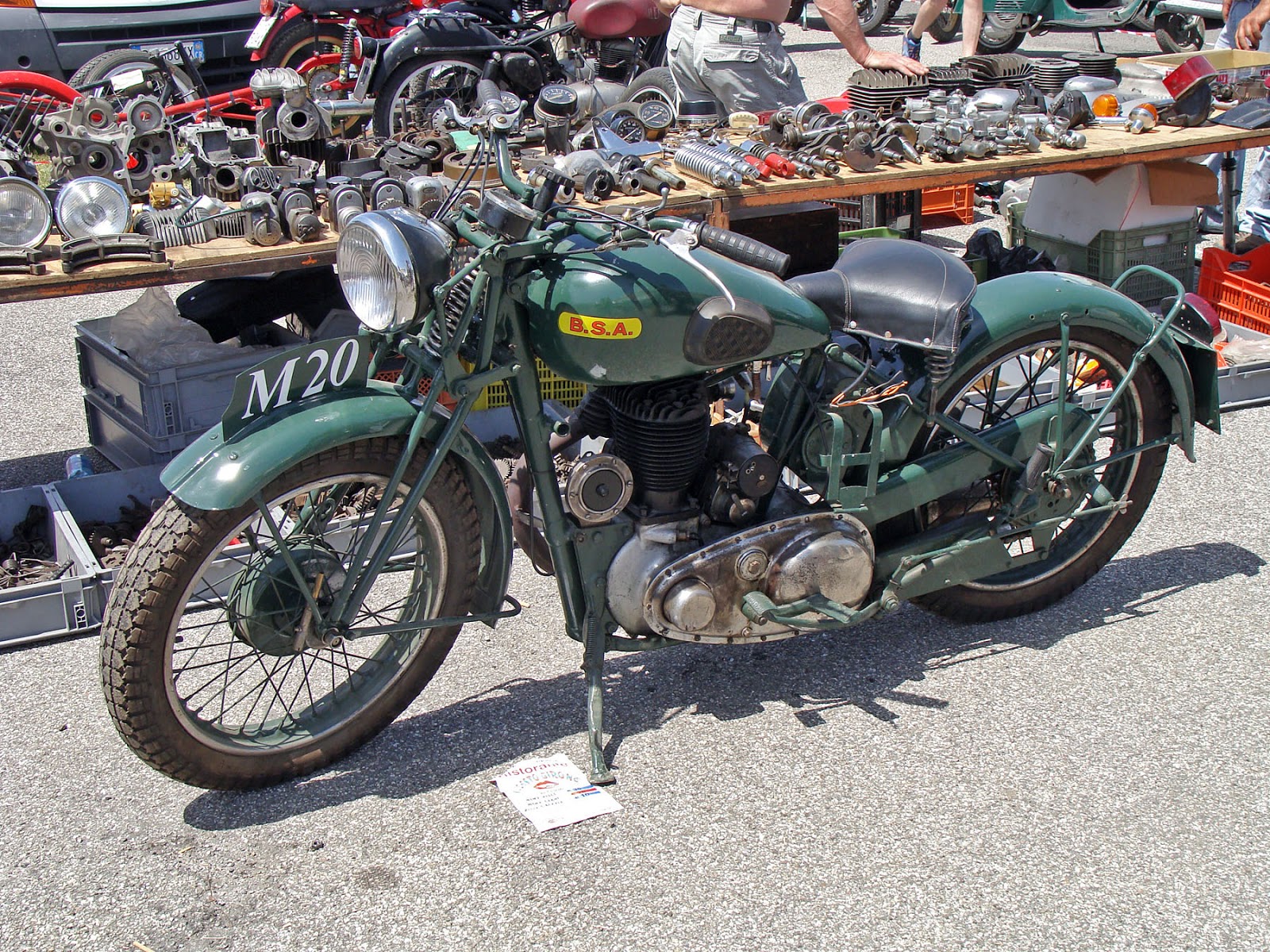 BSA Motorcycle: BSA m20