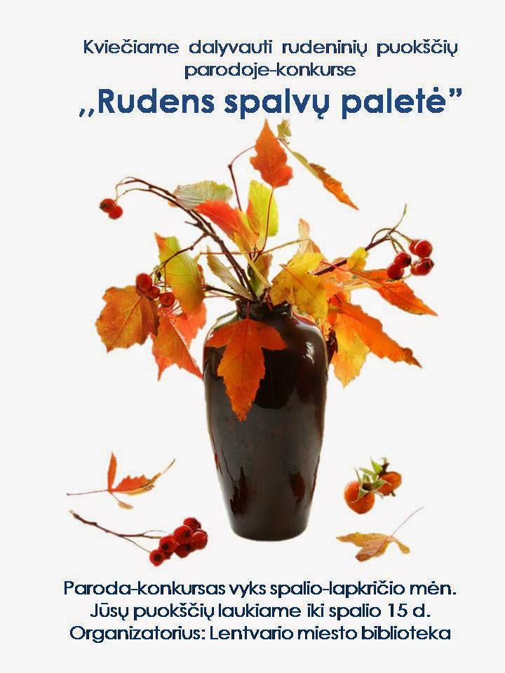 Rudens spalvų paletė