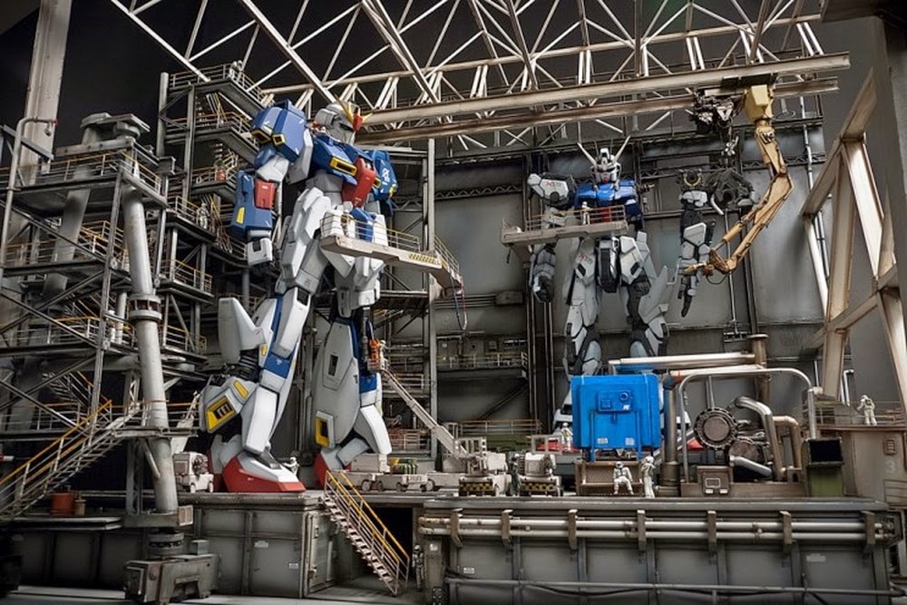 Custom Build: 1/60 Gundam Assemble Plant / Hangar Diorama - Gundam Kits ...