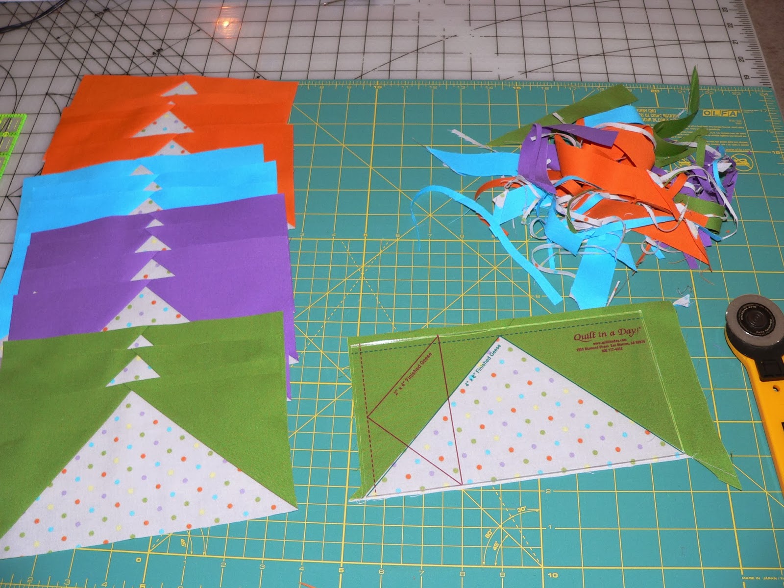 runsewfun: Flying Geese - a tutorial