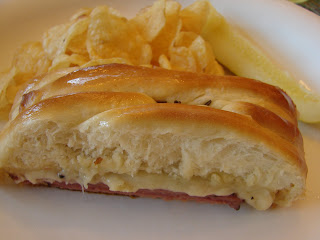 A Bear in the Kitchen: Braided Reuben Sandwich Loaf