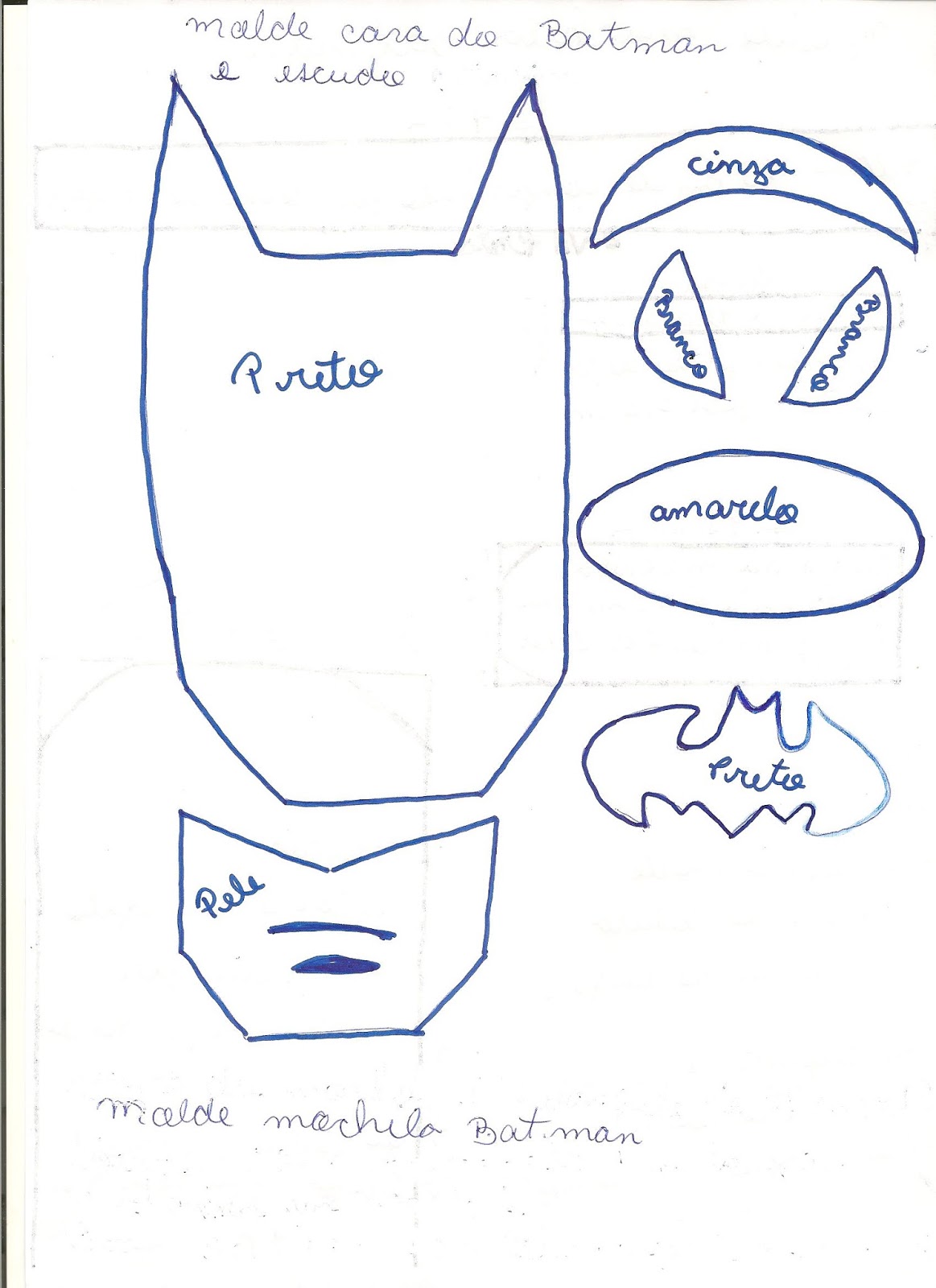 Eu Amo Artesanato: Mochila do Batman em Eva com molde