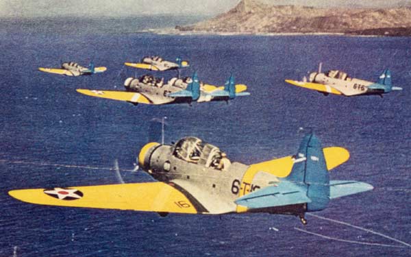 Airplanes in the skies + FAF history: Douglas TBD Devastator
