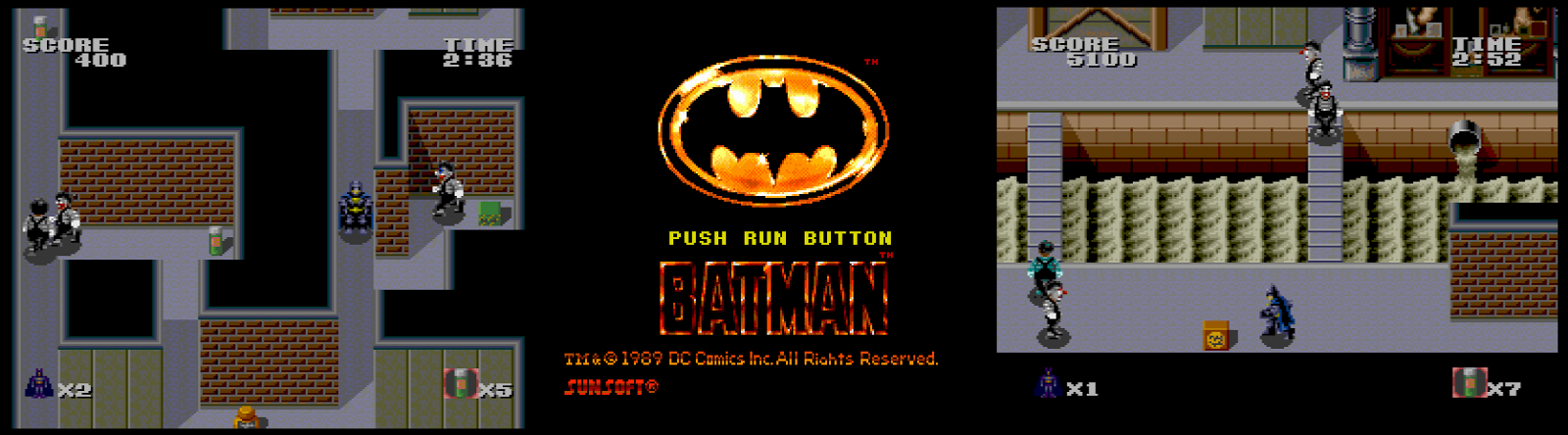 FRGCB - Finnish Retro Game Comparison Blog: Batman the Movie (Ocean, 1989)