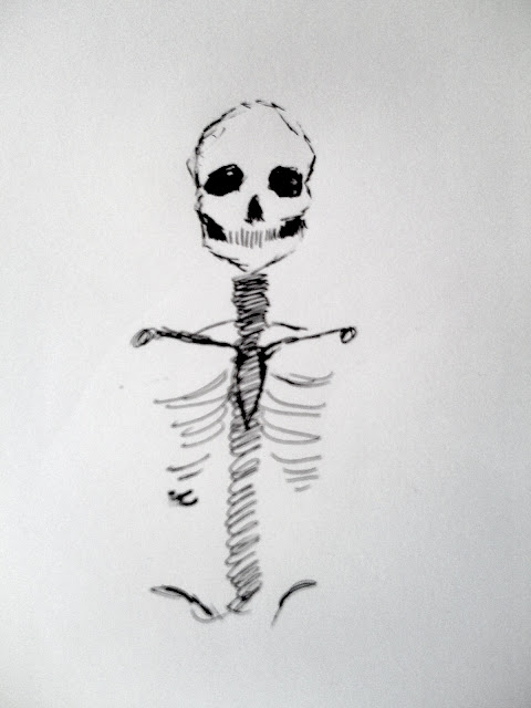 black swan creative: Skeleton Doodle