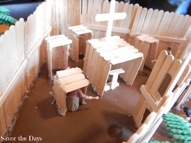 Savor The Days: Jamestown Fort {Colonial Craft}