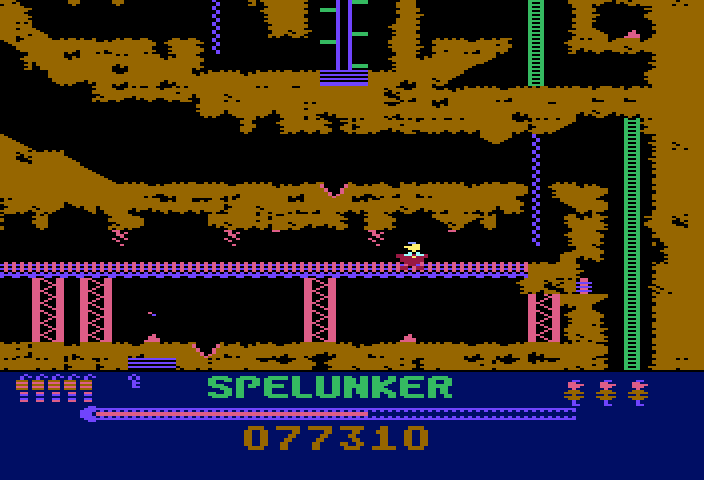 VGJUNK: SPELUNKER (ATARI 800)