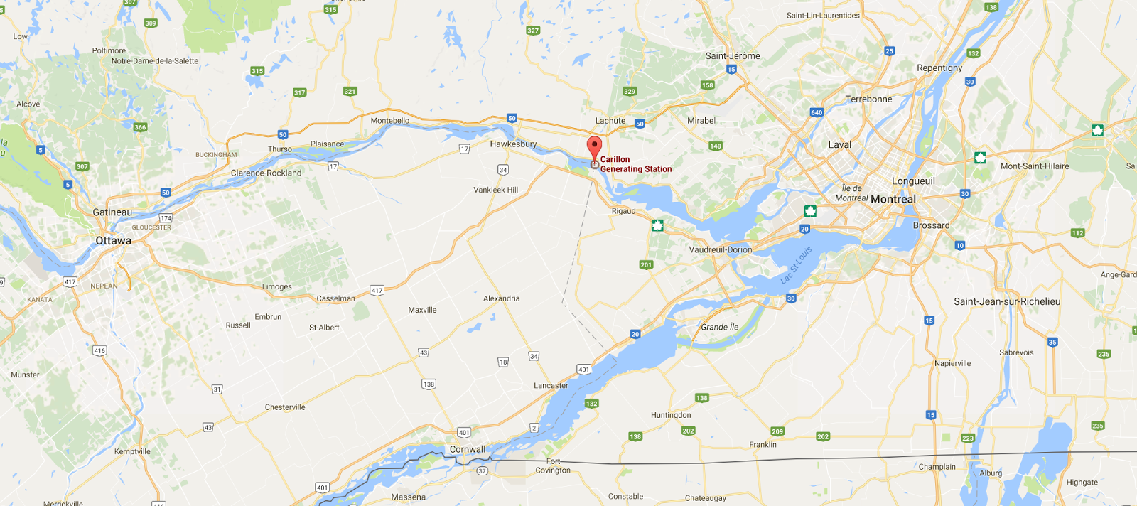 Montreal Water Levels flooding, Flow Rate for Carillon Dam at ...