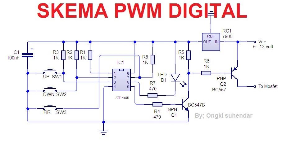Skema PWM digital