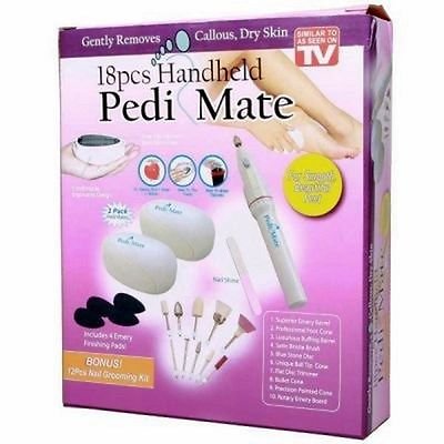 Handheld Pedi Mate Pedicure Manicure Foot File Nail Shaper Amazing