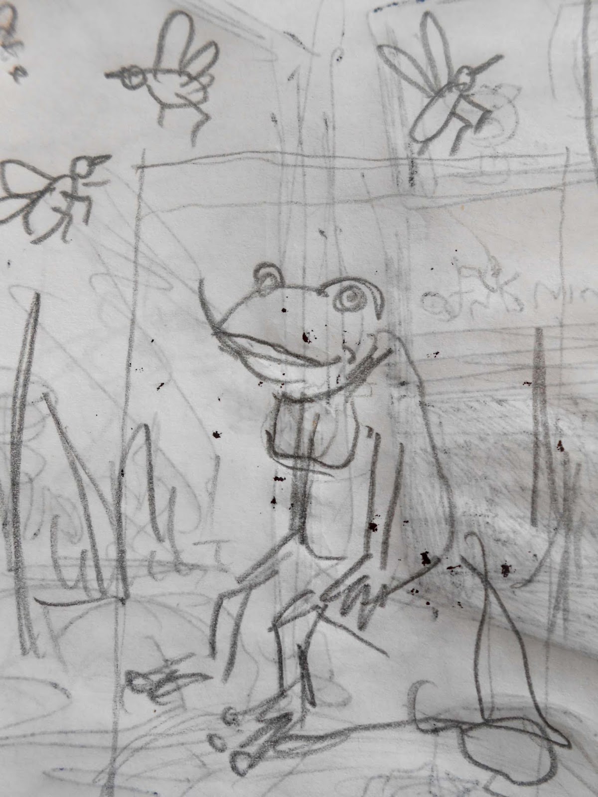 Curso de Ilustración 1 San Carlos 2013: Bocetos - Brenda Castrejón