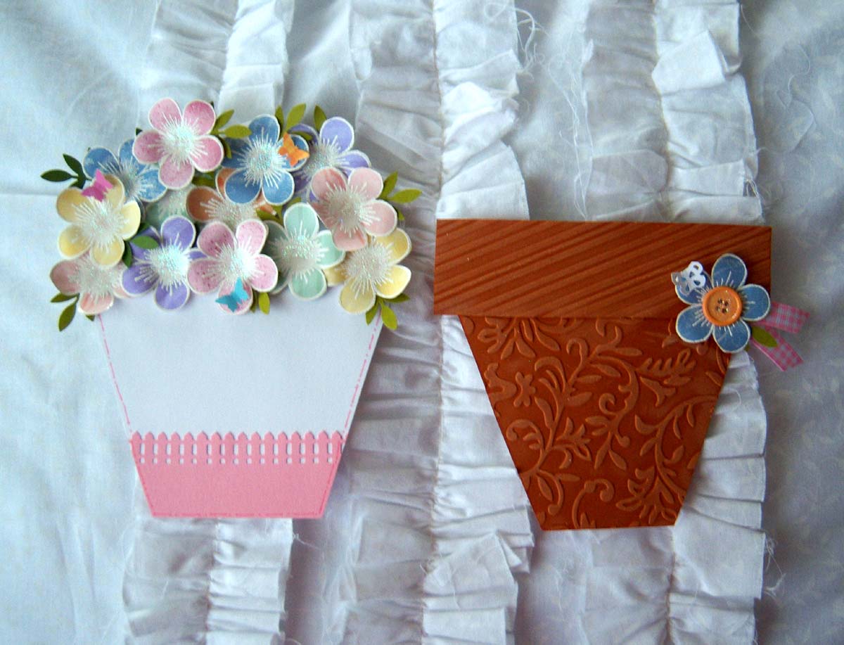 Shoregirl's Creations: Flower Pot Cards