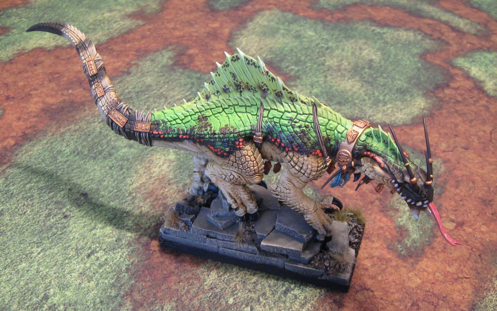 Kevin's Miniatures & Hobby Table: Troglodon...Step by Step