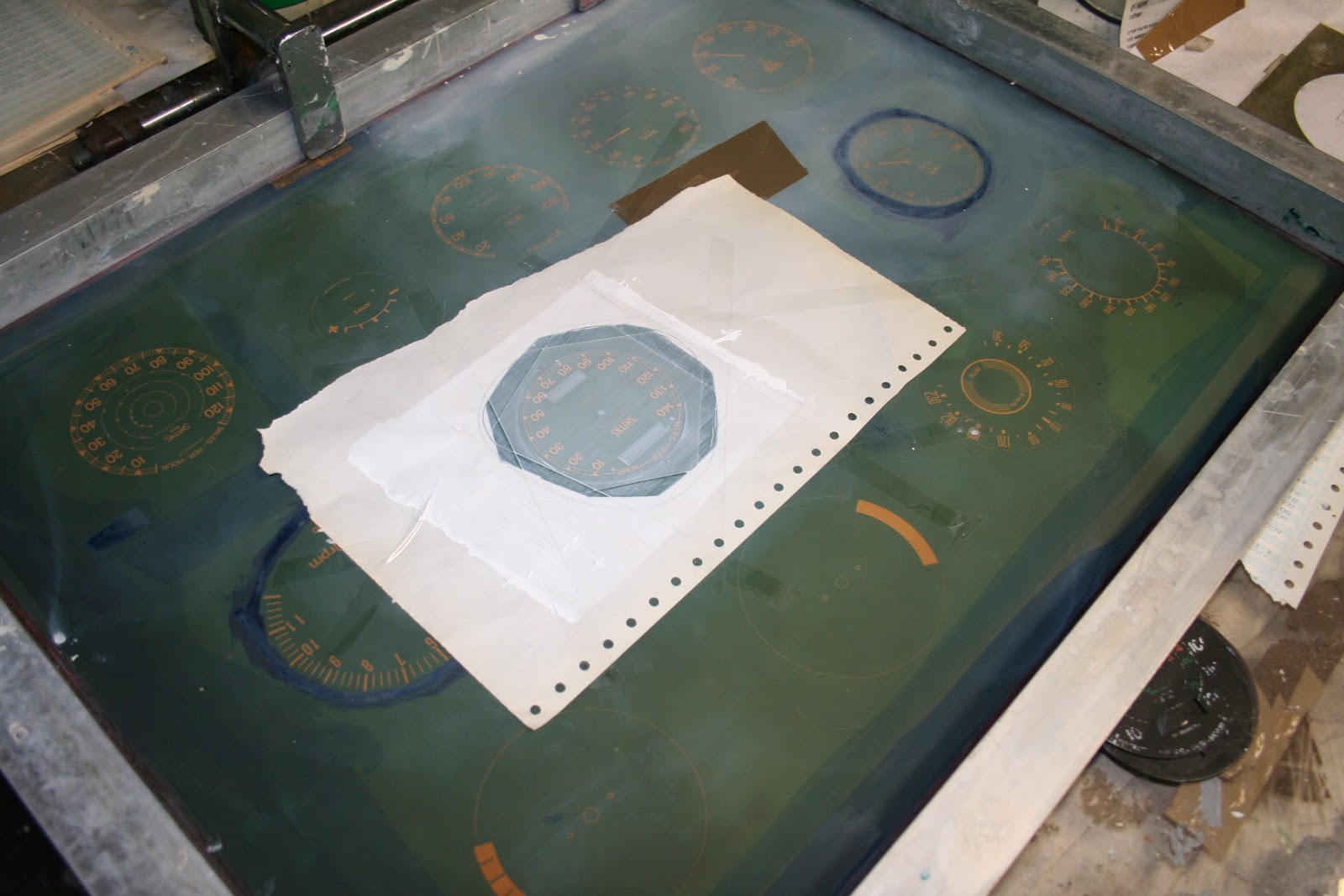 The Velobanjogent: Screen printing motorcycle speedometer dial faces ...