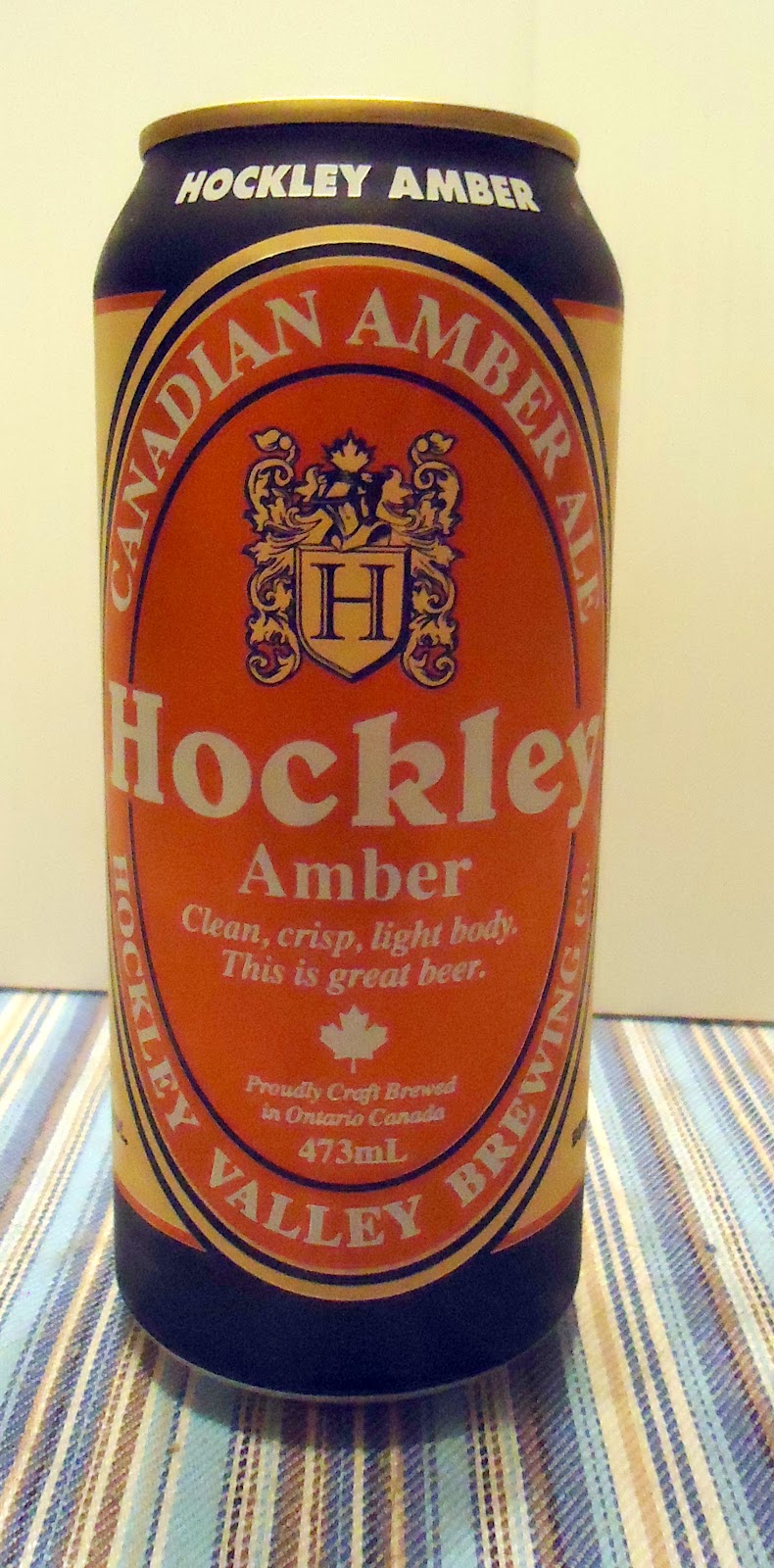 The Pint Jockey Online: Beer # 82 Hockley Valley Canadian Amber Ale