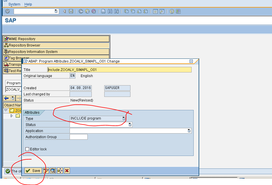 SAP TECH: Basic OO-ALV Report ( SE80 )