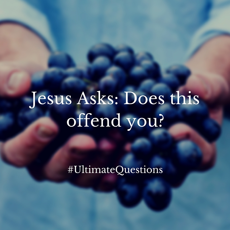 Behold & Reflect: Jesus Asks: Does this offend you?