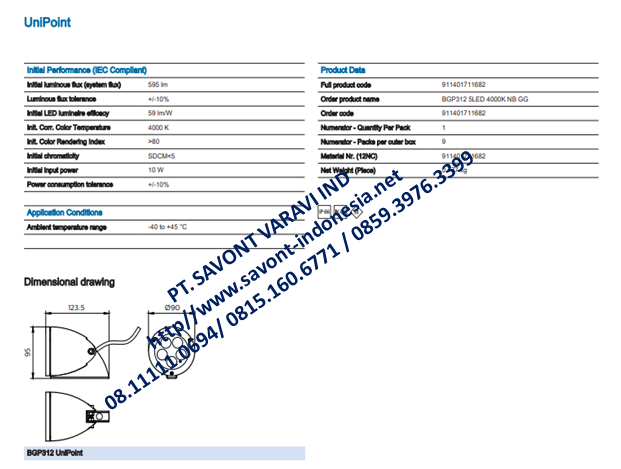 BGP312 5LED 4000K NB GG | DISTRIBUTOR RESMI LAMPU PHILIPS - ALL ABOUT ...