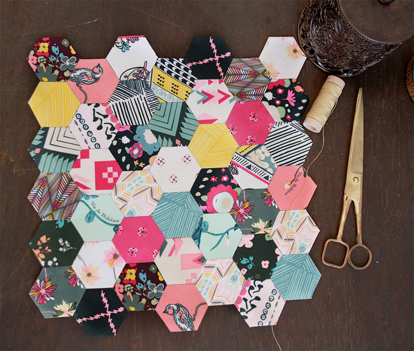 Pat Bravo Design : EPP Party Week 1 Hexies Madness Block