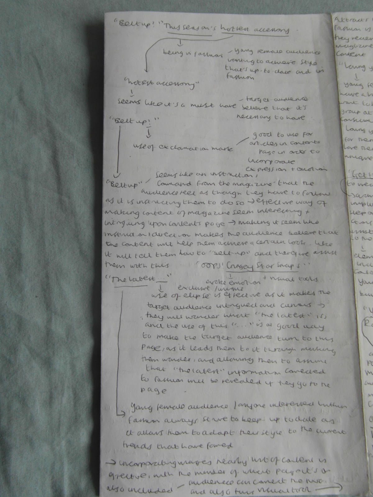 Claire's AS Media Studies: Pop Music Magazine Analysis- 'Top of the ...