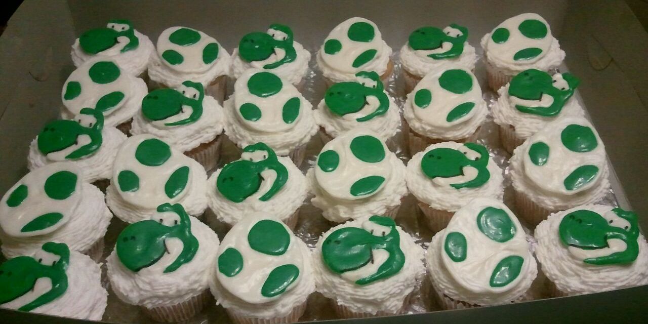 Sweet Sentiments: Yoshi Cupcakes