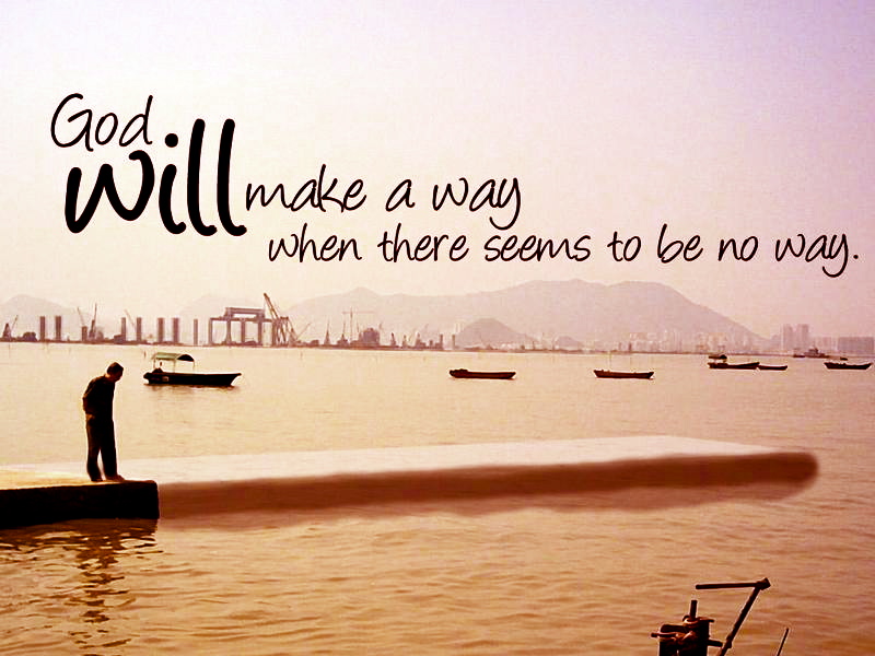 BY HIS GRACE: God will make a way