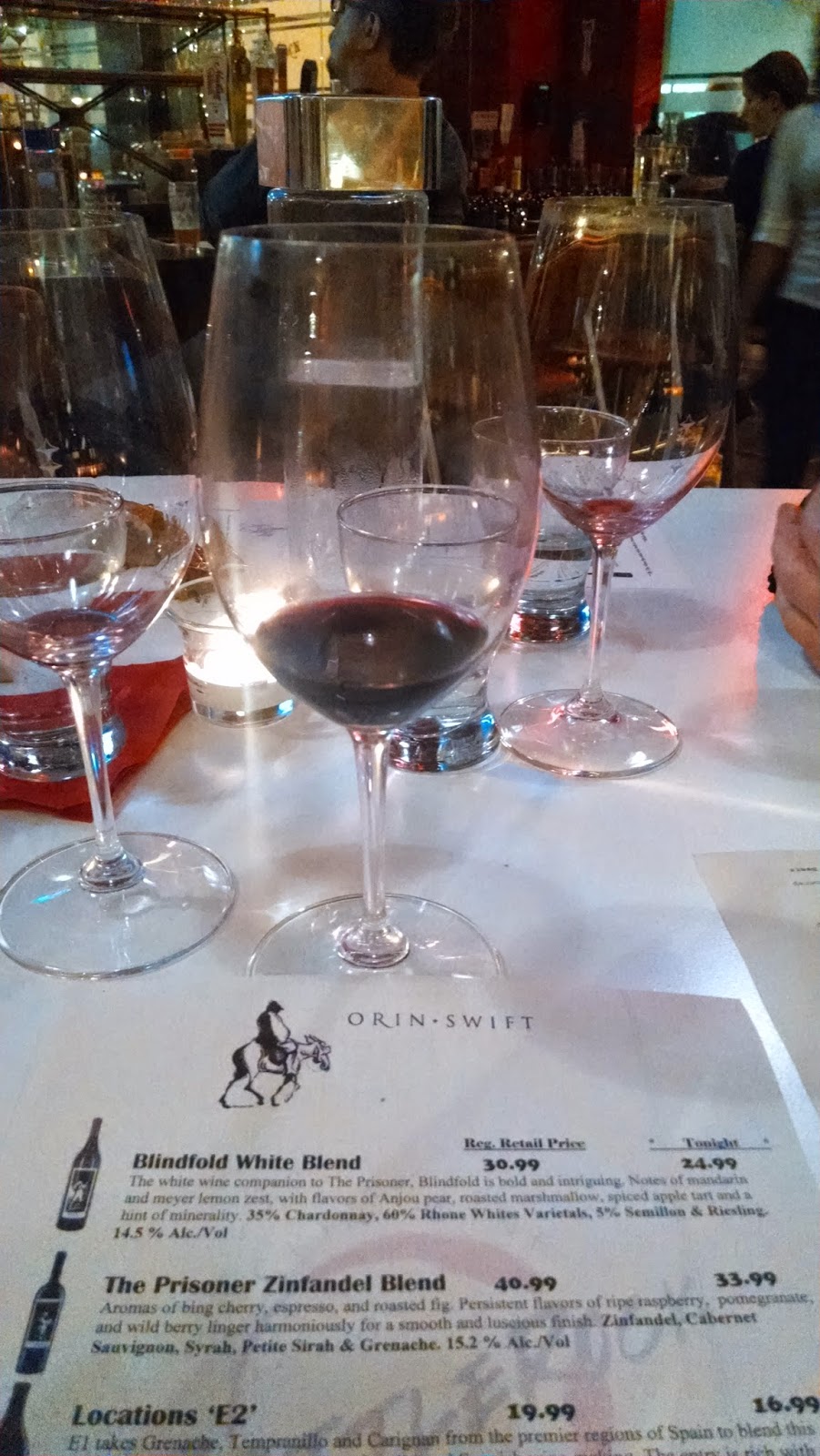 The Vintage Project Orin Swift Birthday Wine Tasting