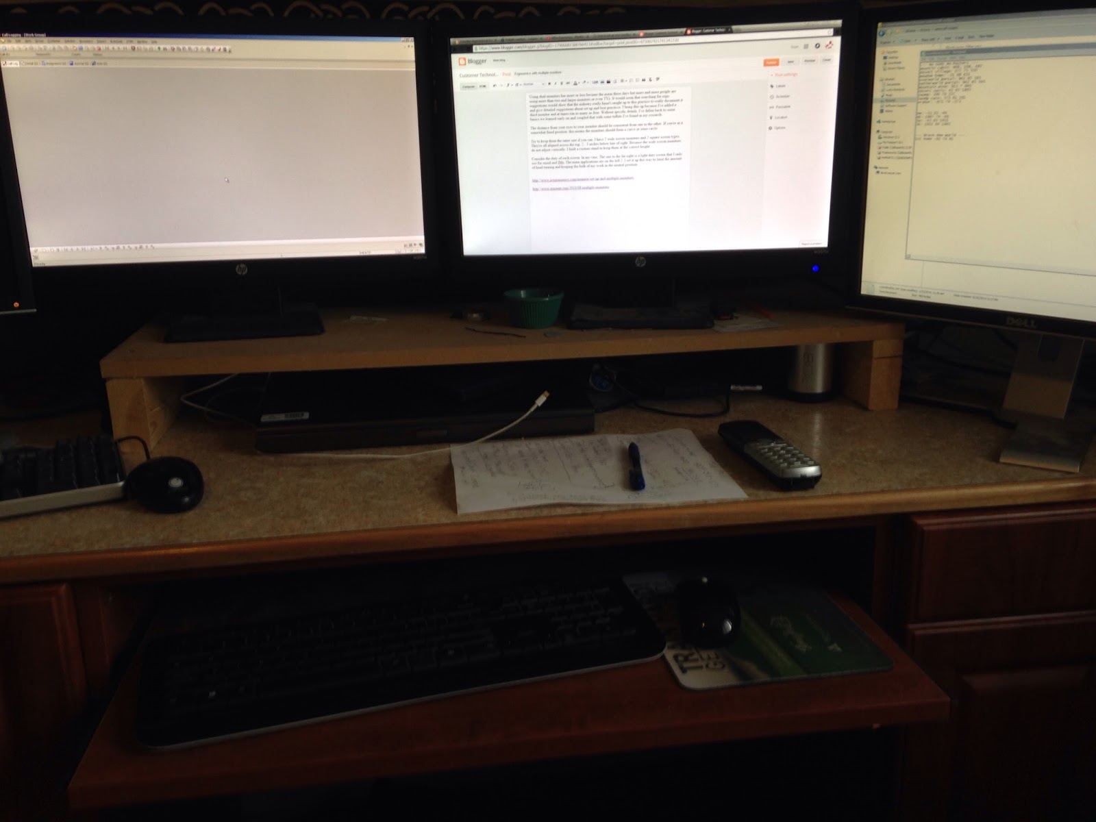 TJ Software Support & Training: Ergonomics with multiple monitors