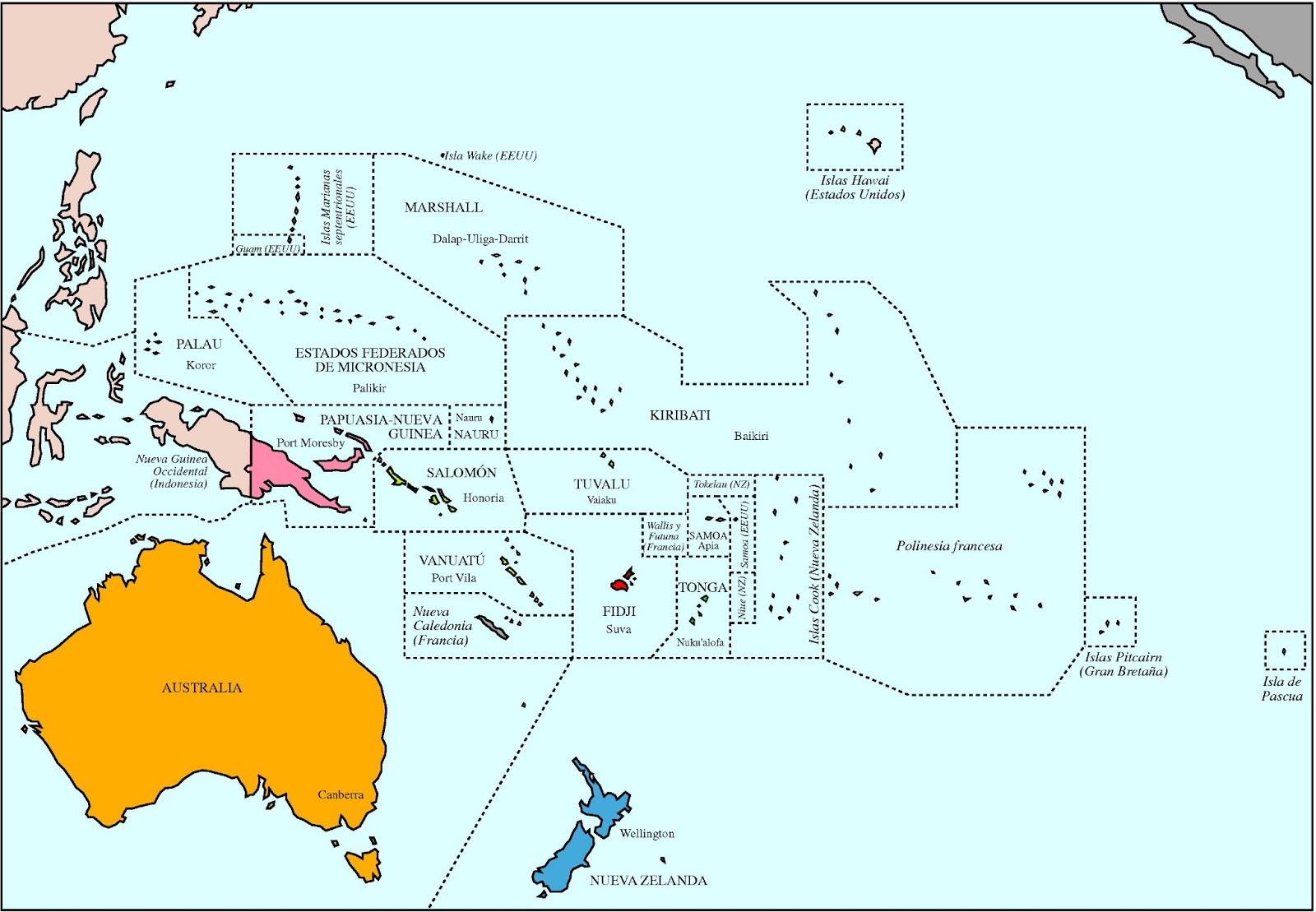 Atlas Geográfico: Oceanía