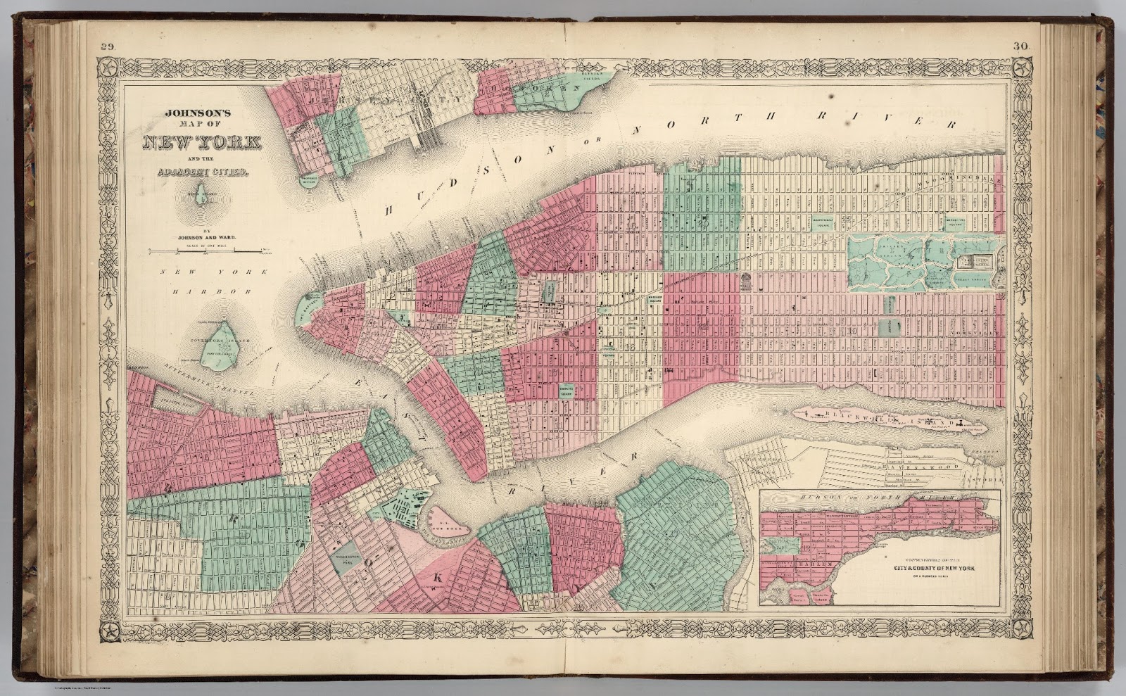 1840 Ward Map Of New York - Map