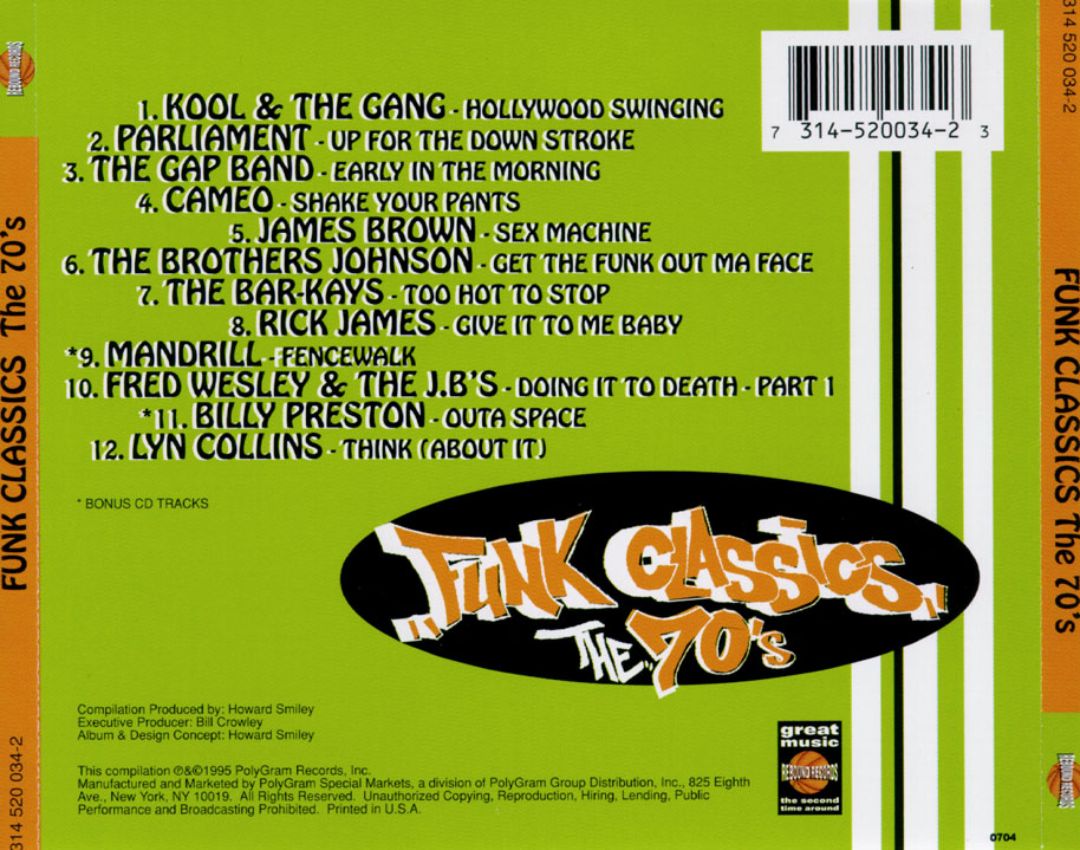 Bentleyfunk 2018 The Original Funk Classics The 70s