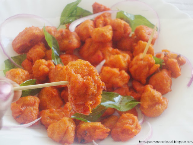 Poornima's Cook Book: Soya 65 / Meal Maker 65 / Soya Chunks Fry