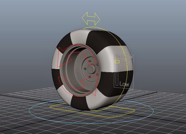Mathieu Jodoin: Car Tire Rig 01 - Rigging test