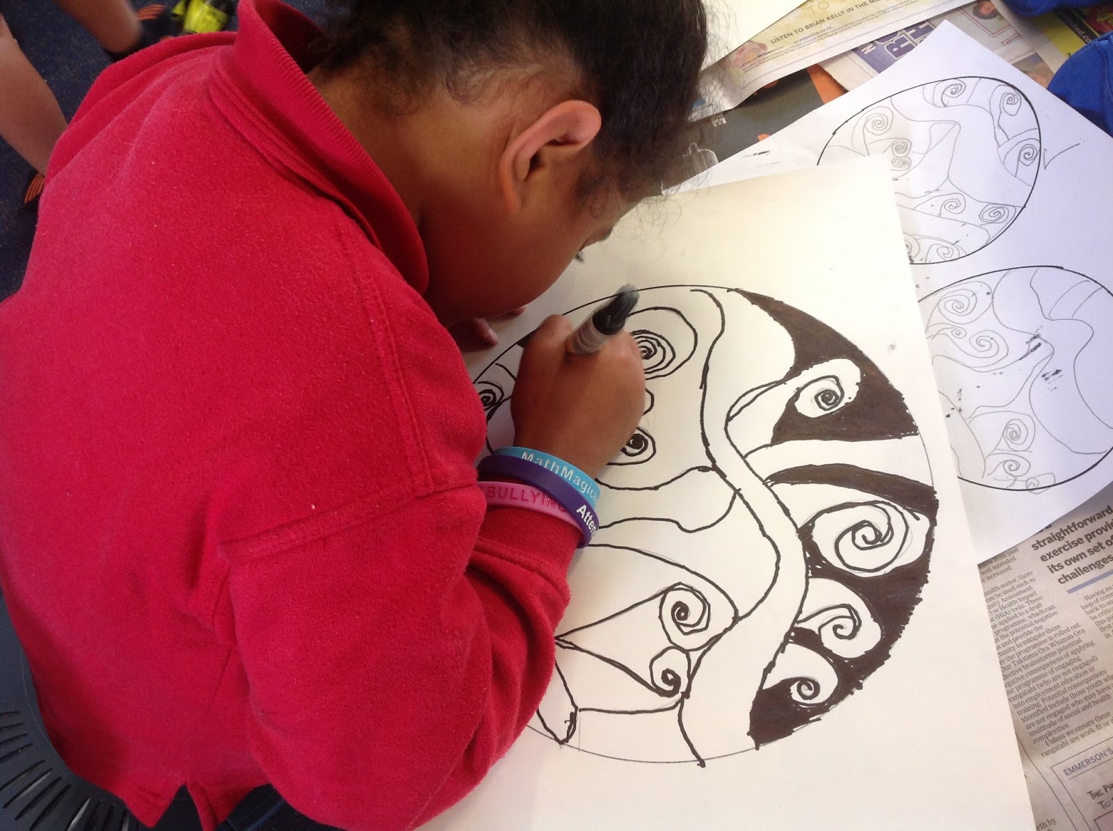 Room 3 Year 3 2017 : Raewyn Harris Art lesson