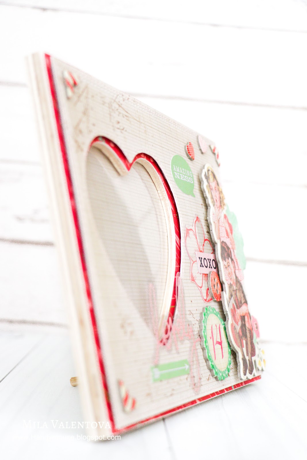 Mila Valentova, art blog: Photo frame "Valentines Day"