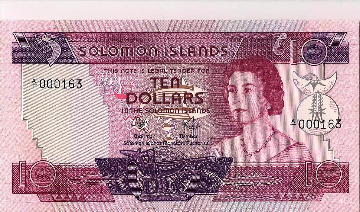 pyowcollection: Solomon Islands Bank Note.