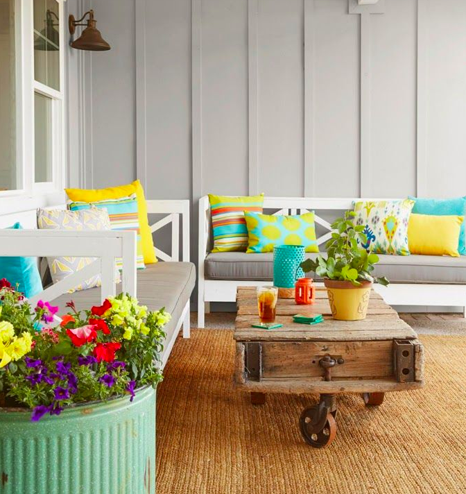 Outdoor Patio Color Combos That Rock For 2015